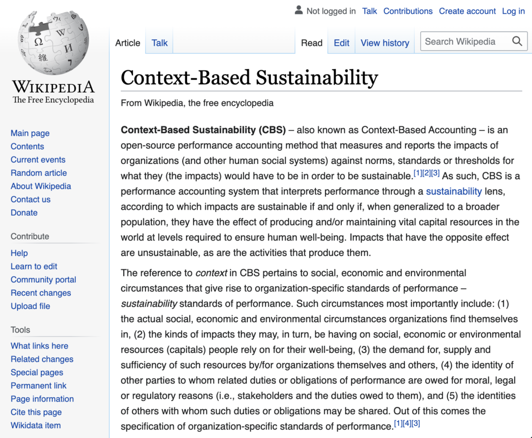 About Context-Based Sustainability | MultiCapital Scorecard®